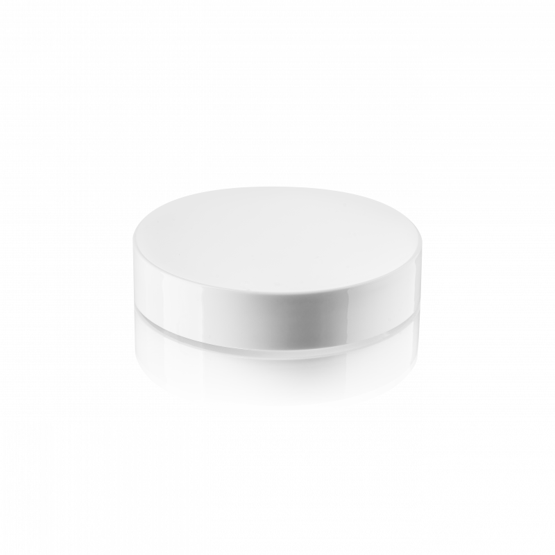 Lid Modern 87 special, PP, white, glossy finish, white inlay (Bryn 200)