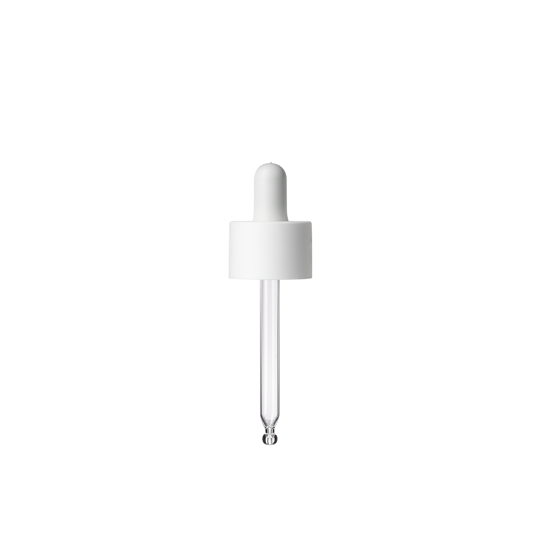 Pipette, 24/410, white matte, bulb Nitrile 0.80ml, ball tip straight ...
