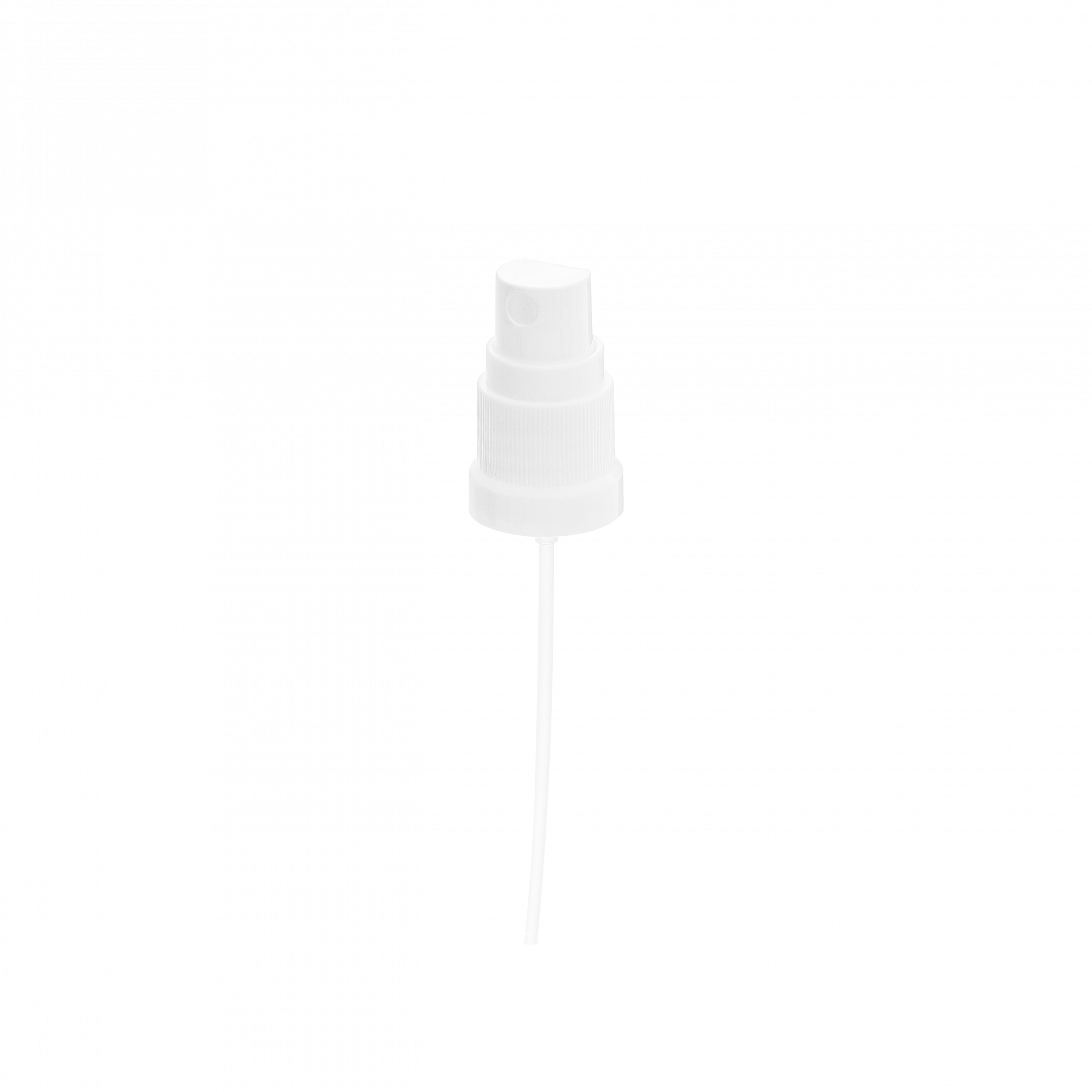Mist sprayer Classic DIN18, PP, white, ribbed, dose 0.14ml, white ...