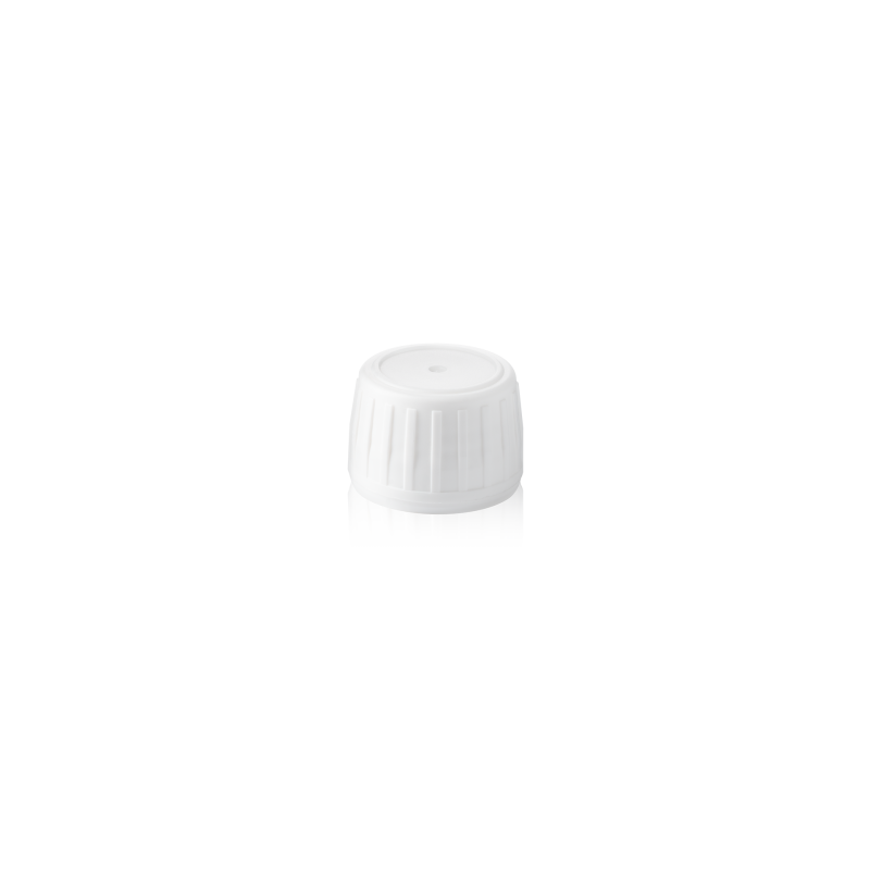 Screw cap tamper-evident PP28, III, PP, white, white PE inlay (Thyme)