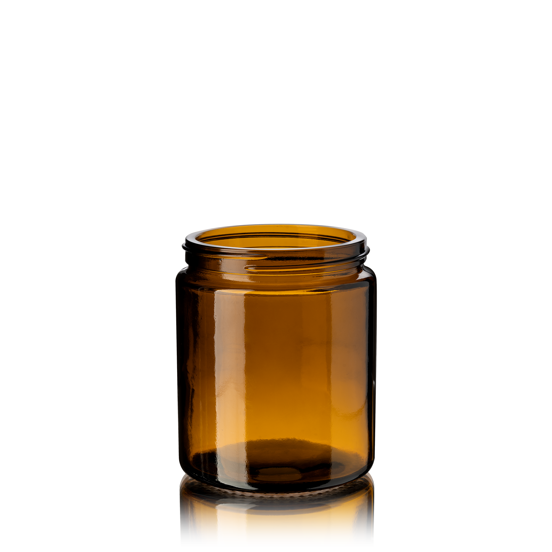 Wide neck jar Viola Light Weight 250ml, 70/400, Amber