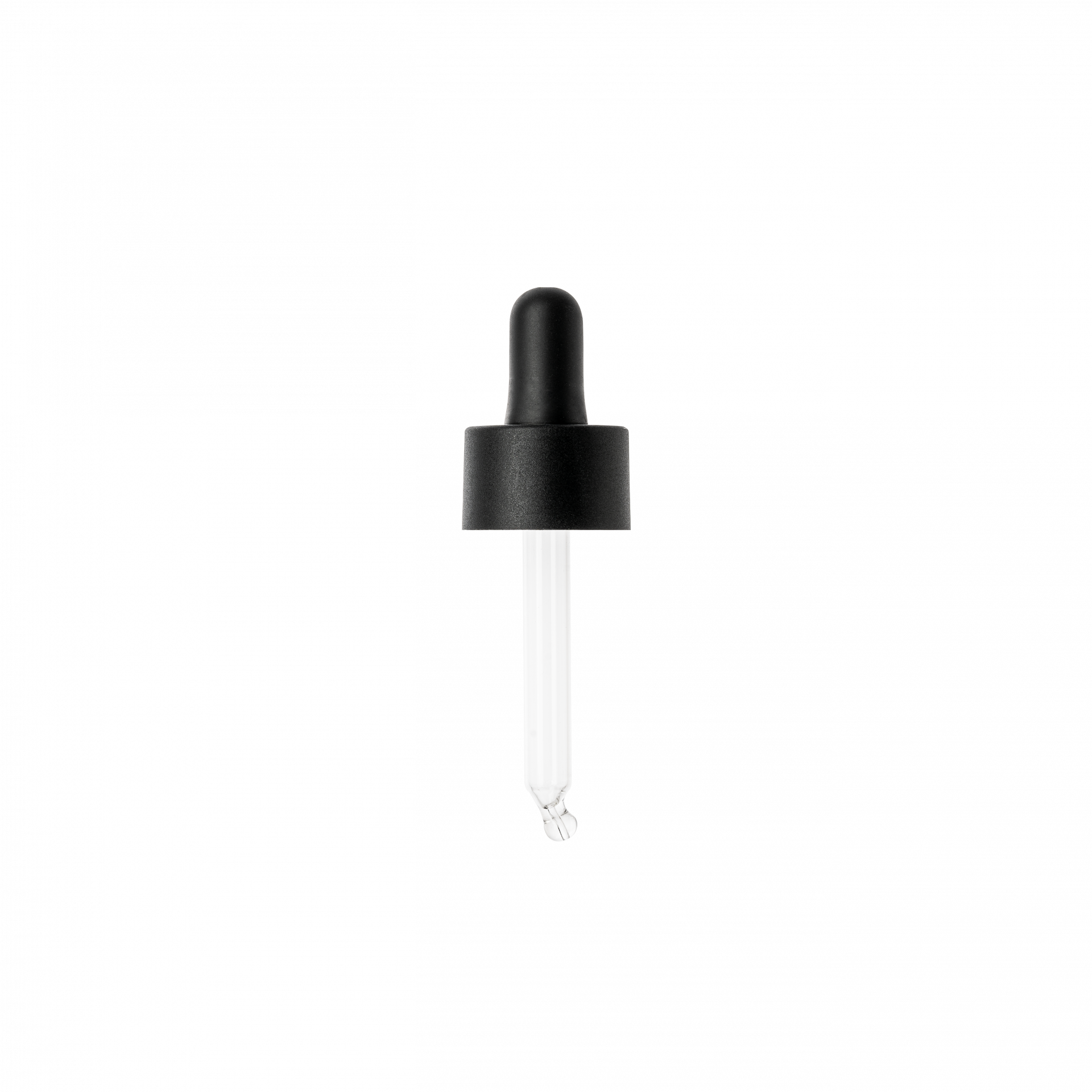 Pipette, 22/410, PP, black matte, bulb black, TPE D0.8 ml, ball tip ...