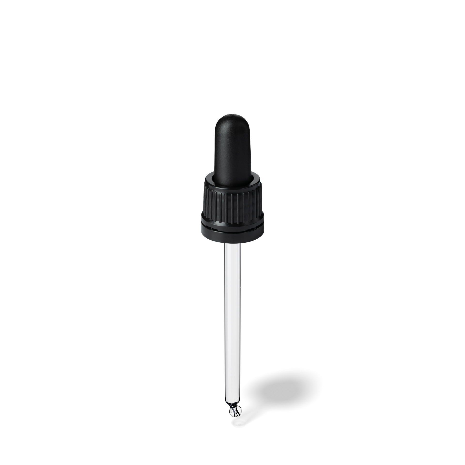 Pipette D02 black ribbed, D18, TE-b, Bulb TPEs-b 1.0, Tip bent ball 1.0 ...