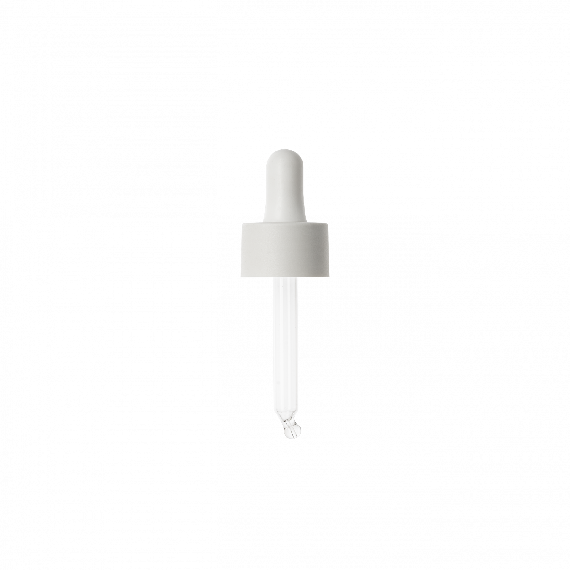 Pipette, 22/410, PP, white matte, bulb white, TPE dose 0.8 ml, ball tip ...